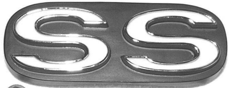 GRILLE EMBLEM - SS - Lutty's Chevy Warehouse - Lutty's Chevy Warehouse