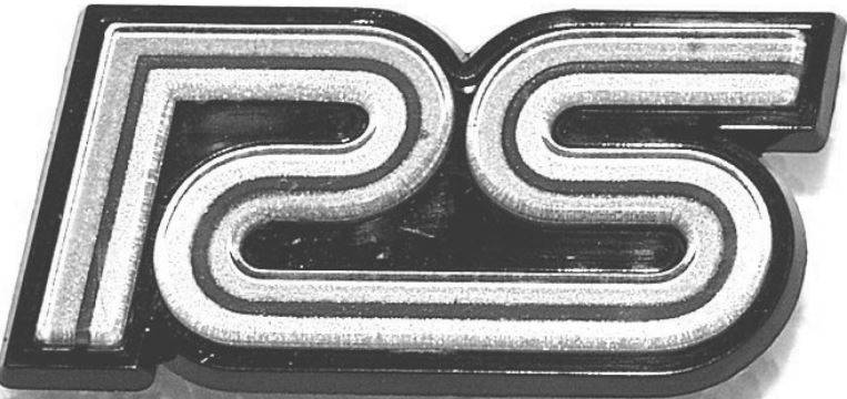 GRILLE EMBLEM ~RS~ - Lutty's Chevy Warehouse - Lutty's Chevy Warehouse