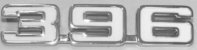 FENDER EMBLEM ~396~ - Lutty's Chevy Warehouse - Lutty's Chevy Warehouse