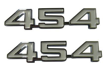 FENDER EMBLEMS - 454 - Lutty's Chevy Warehouse - Lutty's Chevy Warehouse